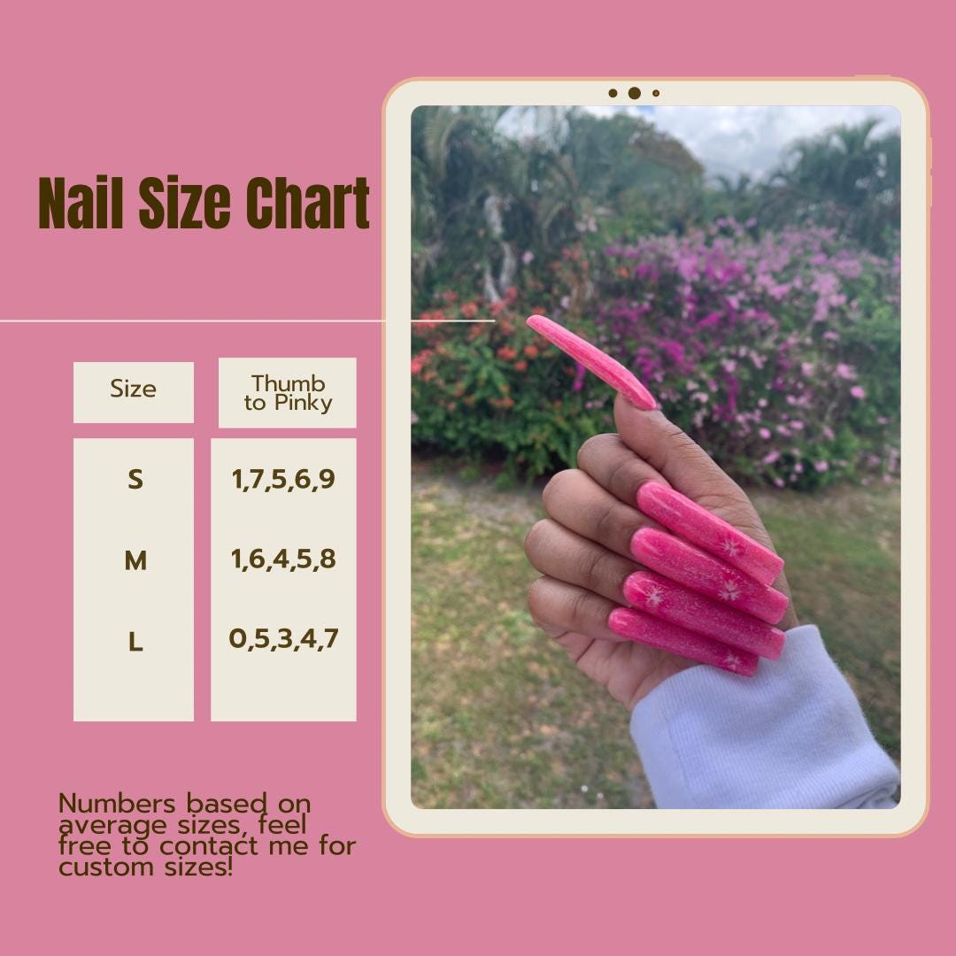 King/queen of Hearts Initial Acrylic Press on Nails | 3XL White King ...