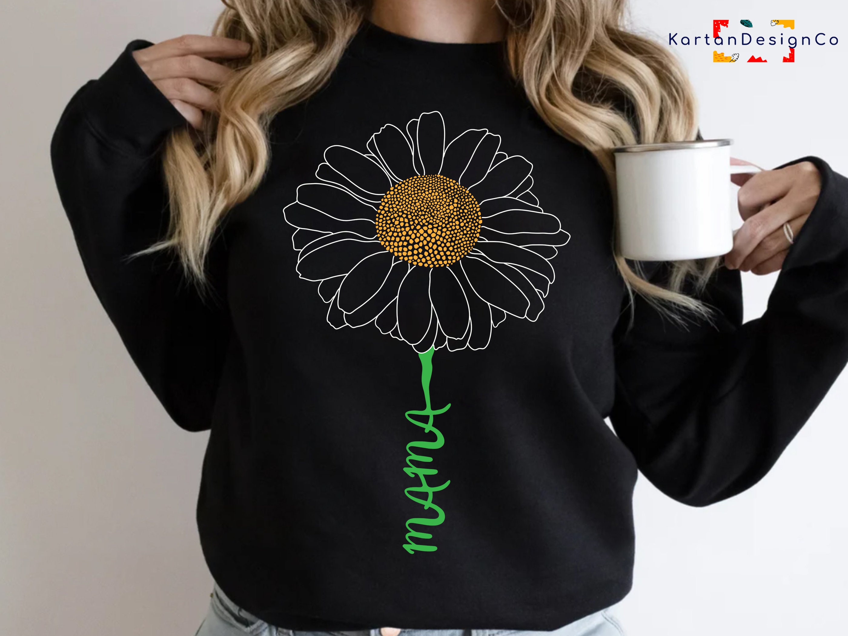 Mama Flower Svg Daisy Flower Svg Daisy Silhouette - Etsy Canada