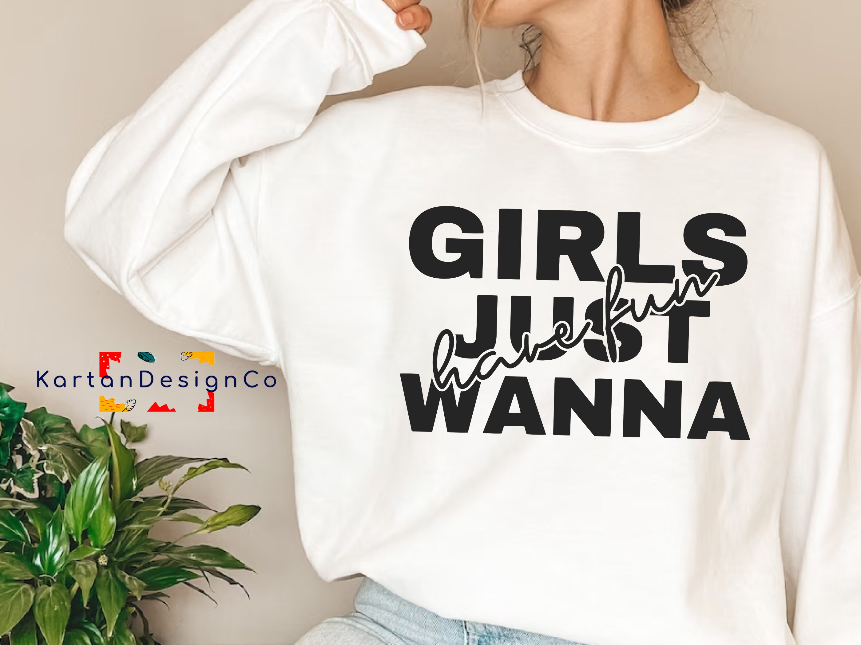 Girls Just Wanna Have Fun Svg 80s Girl Svg 1980s Svg Boom Box Svg Cut ...