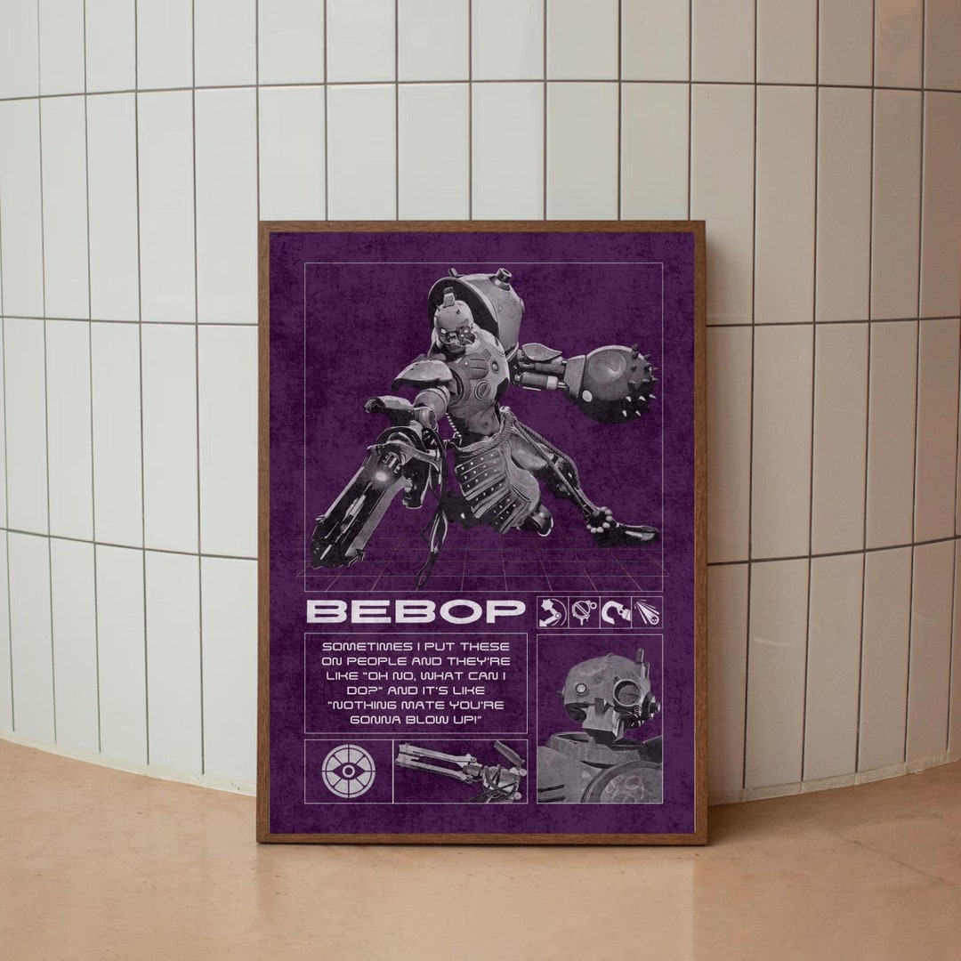 Deadlock Game Bebop Poster: Gamer Wall Decor - Etsy