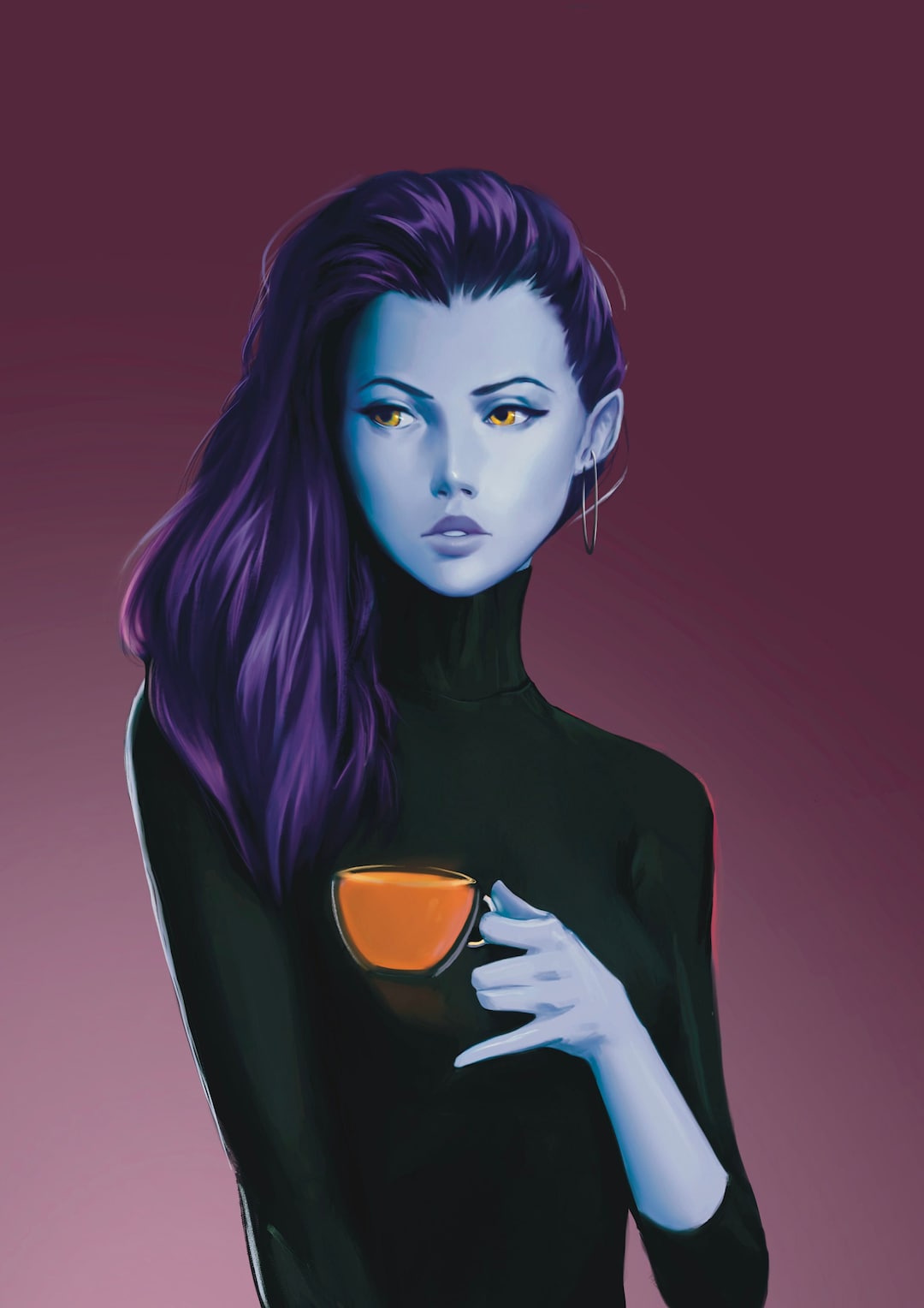Widowmaker Casual - Overwatch Art - Hand Drawn Illustration - Etsy