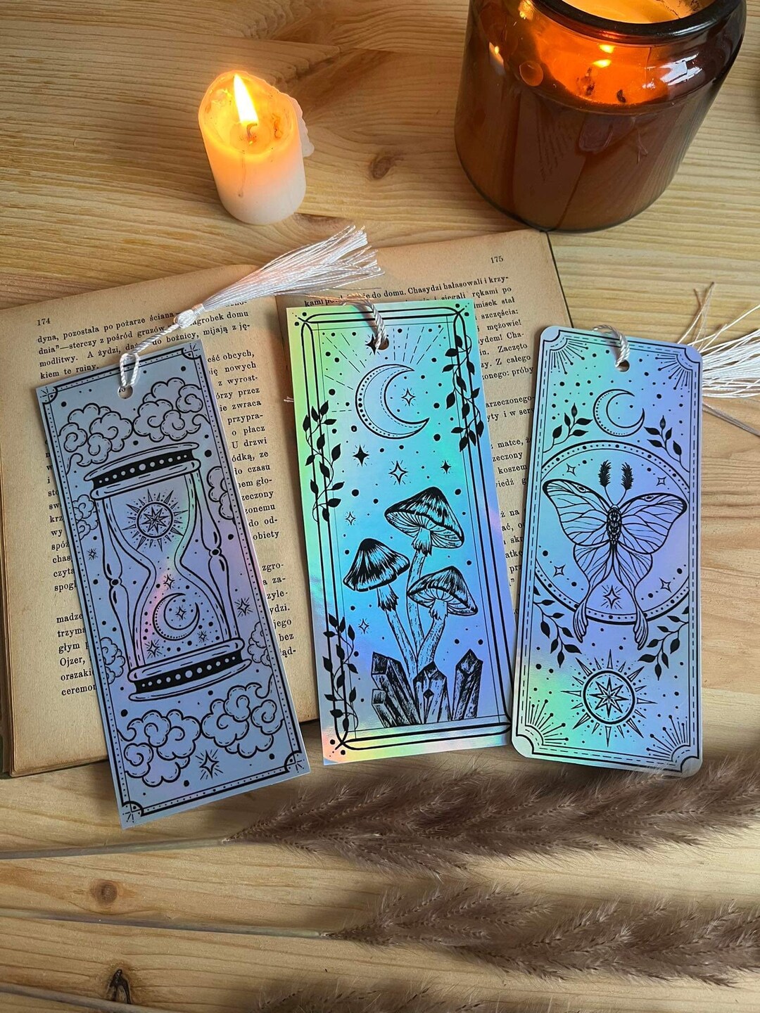 Holographic Bookmarks. Book Lovers - Etsy