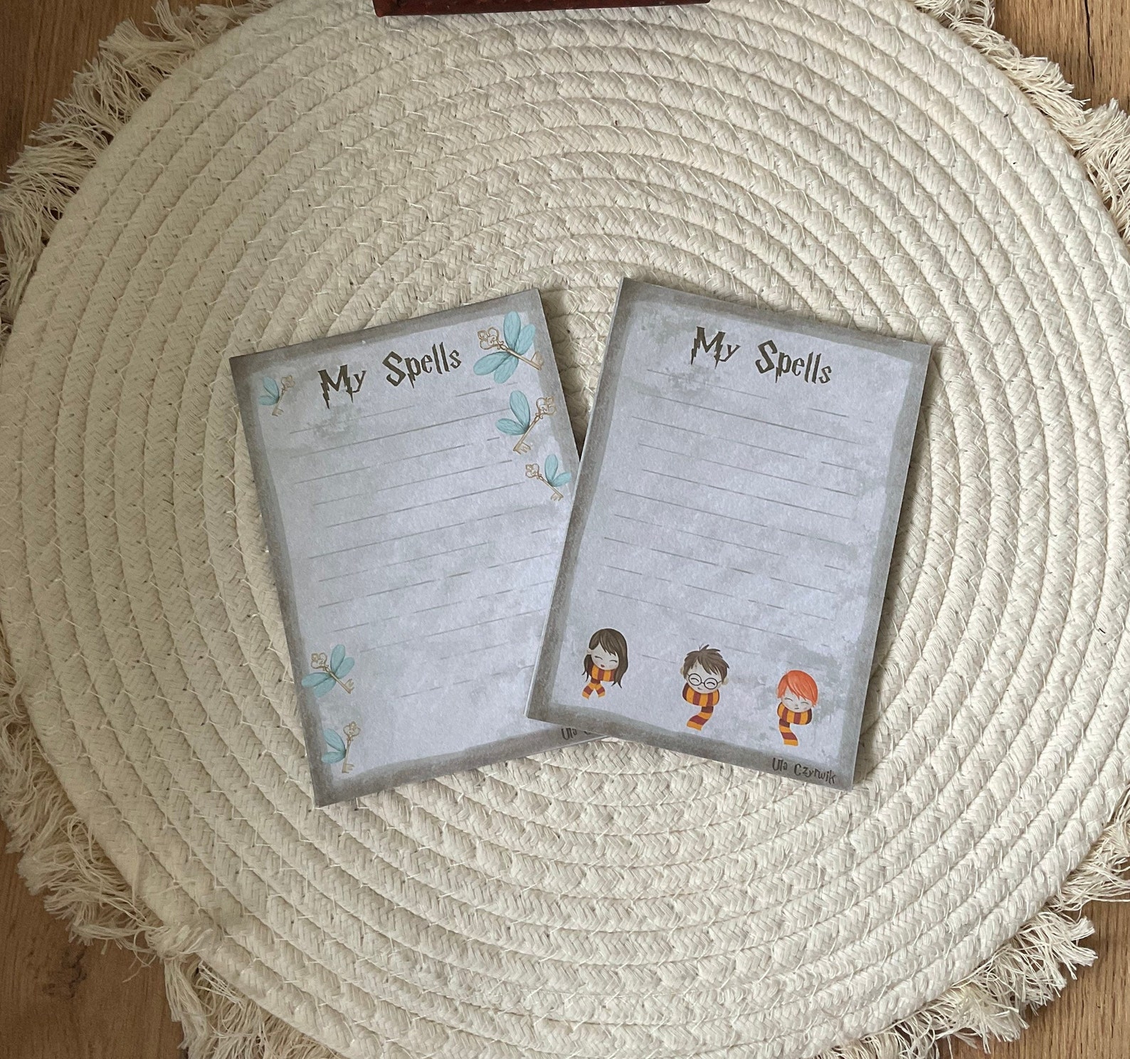 Harry Potter Spells Notepad Notes to Do List - Etsy