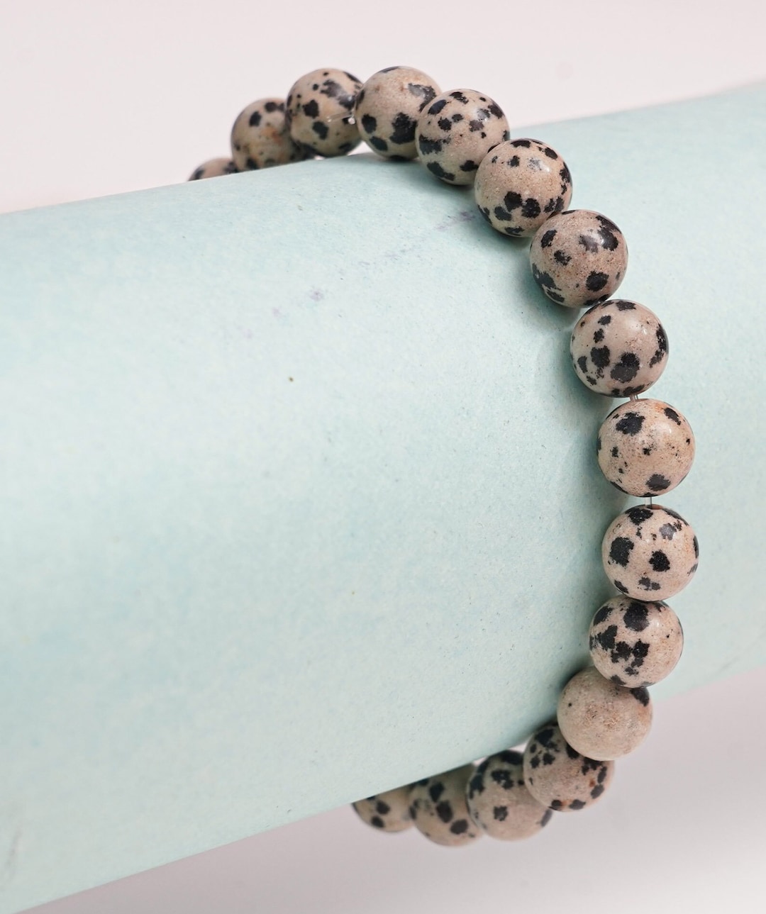 Dalmatian Jasper Bracelet8mm.a Round Beaded Bracelet Natural - Etsy