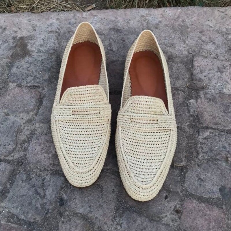 Raffia Shoes - Etsy