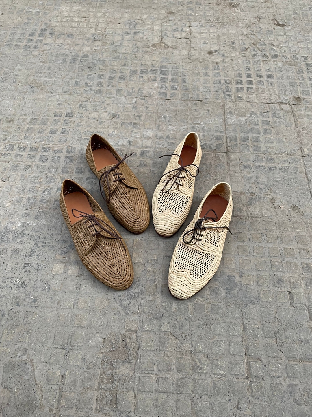 Handmade Raffia Wedding Shoes – Women’s Raffia Moccasins, Lightweight ...