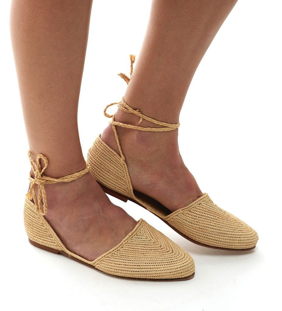 Black Raffia Mule for Women, Black Raffia Shoes Women, Women Summer ...