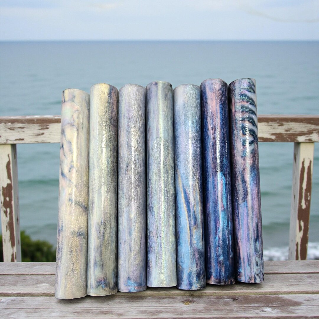 Azure Abalone Pen Blanks - Etsy