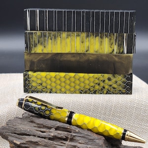 Yellow Jacket Honeycomb Pen Blank - Etsy