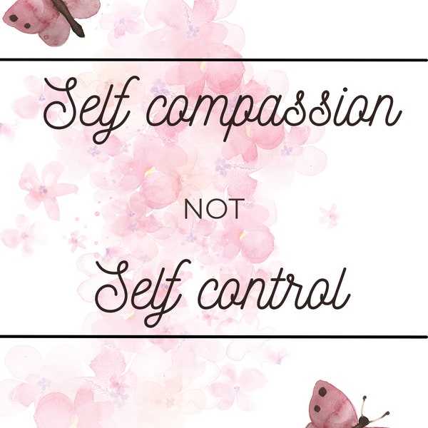 Self Control Poster - Etsy