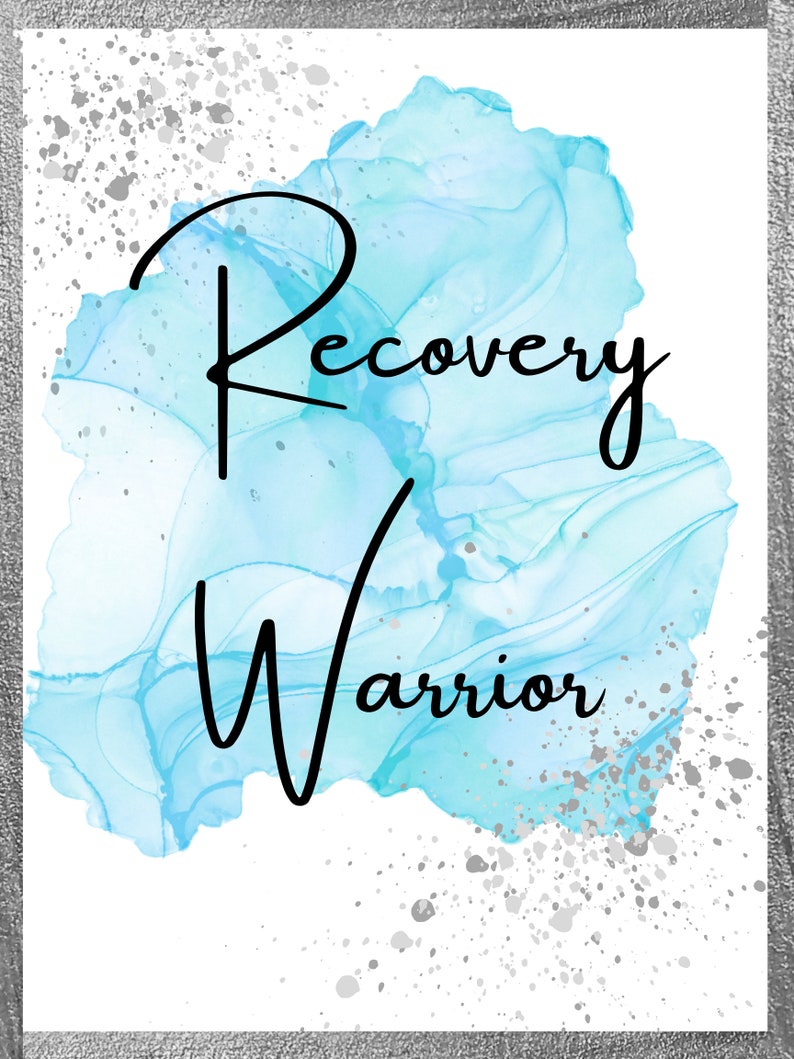 Recovery Warrior Poster - Etsy