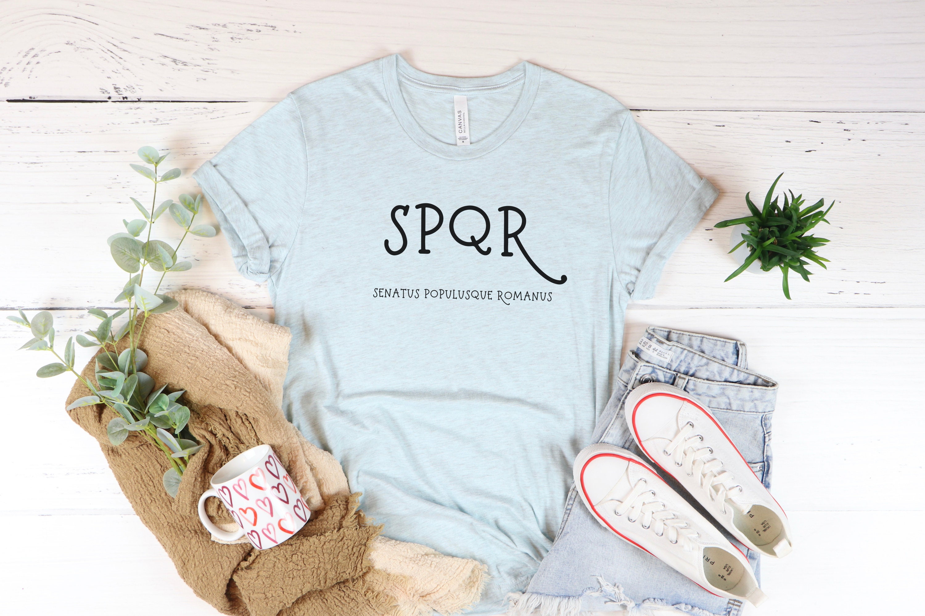 SPQR Shirt, Latin Shirt, Roman Shirt, Latin Teacher Gift, Classical ...