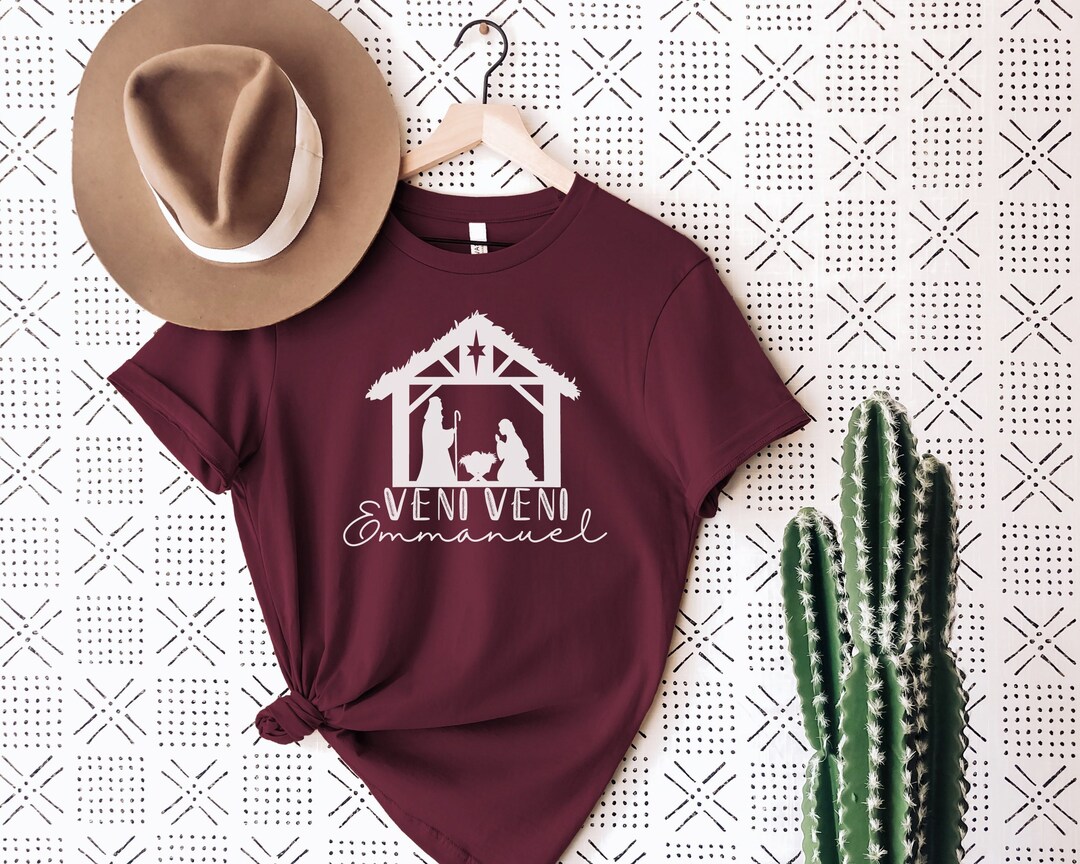 Veni Veni Emmanuel, Latin Shirt, O Come O Come Emmanuel Shirt, Latin ...
