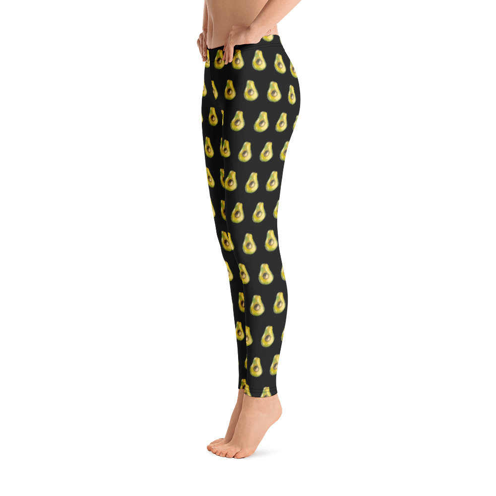 Avocado Leggings, Avocado Pants for Women, Avocado Clothes, Avocado ...