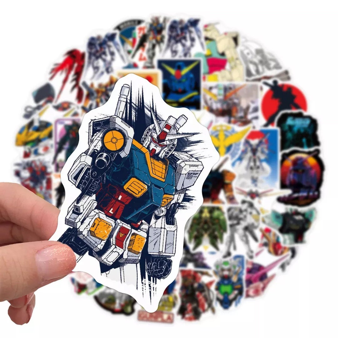 Gundam Sticker Pack Anime Mech Japanese Cartoon Stickers - Etsy