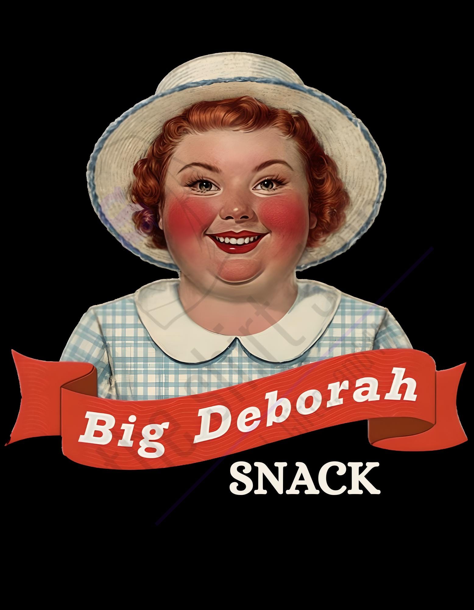 Big Deborah, Parody, Digital File, Snack Cake, Shirt Design, PNG, Funny ...