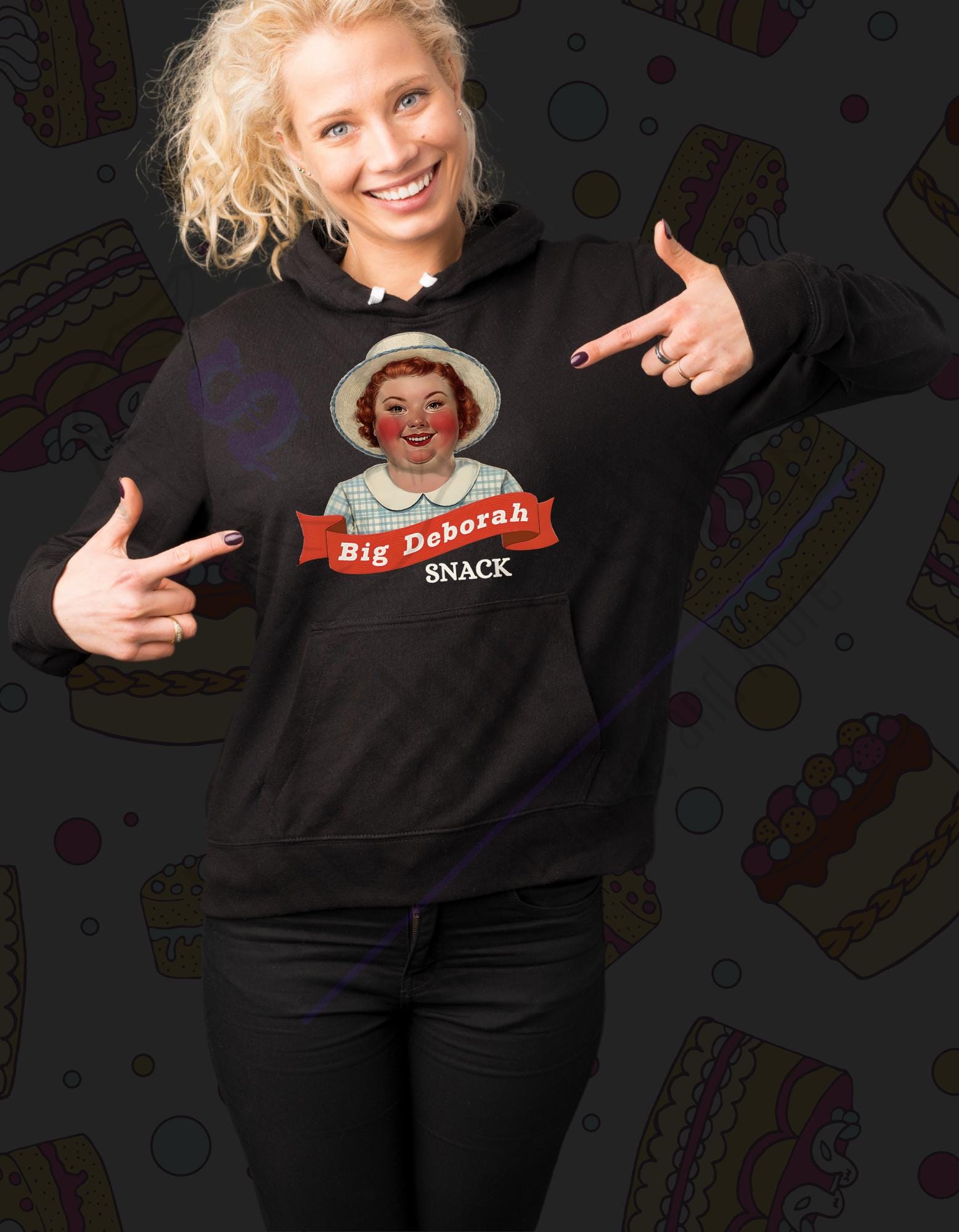Big Deborah, Parody, Digital File, Snack Cake, Shirt Design, PNG, Funny ...
