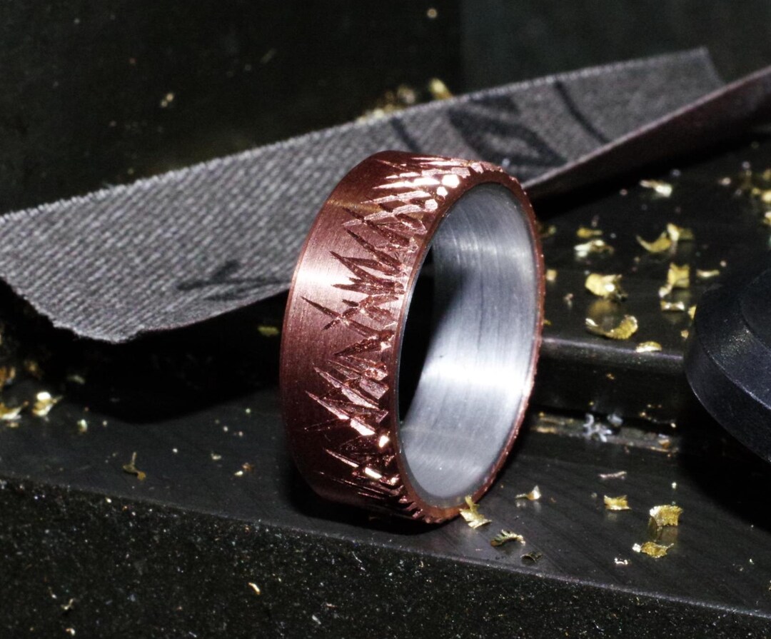 Copper Integrated Ring - Etsy