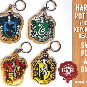 HP Potter Keychain 2 Movie Digital Download Magic Magician - Etsy