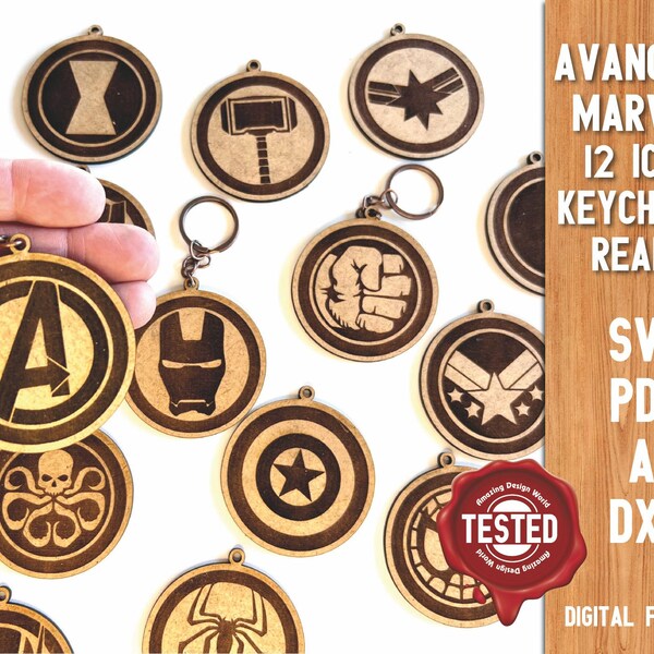 Avengers Keychain - Etsy