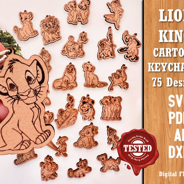 Lion King Laser File Svg - Etsy