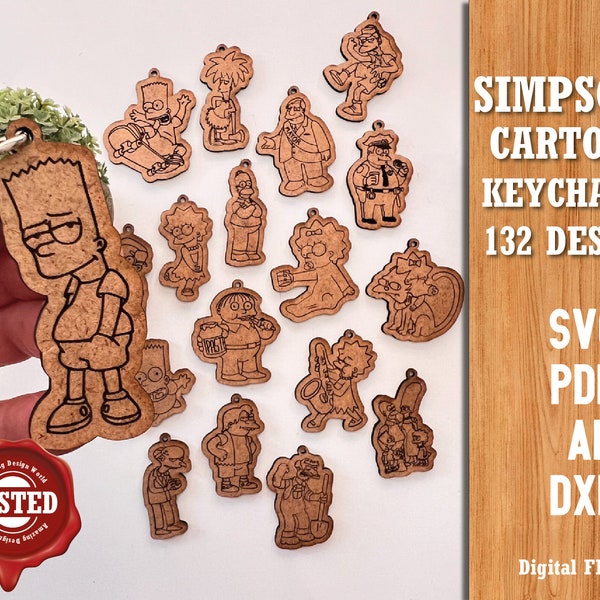 Simpsons Laser Cut - Etsy