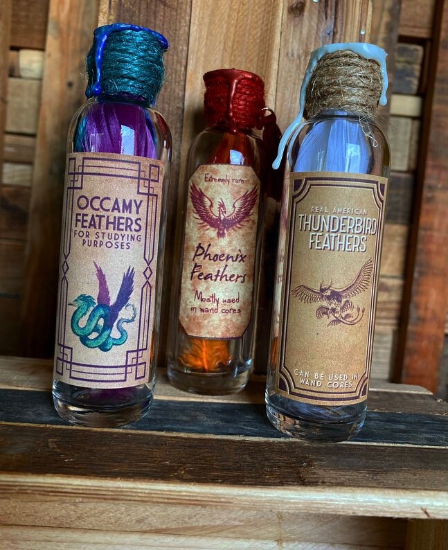 Phoenix Feathers Potion Magical Feather Potion Vial - Etsy