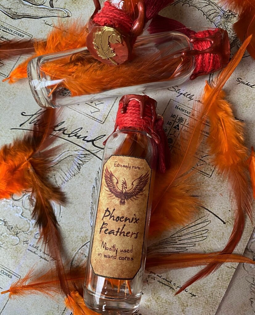 Phoenix Feathers Potion Magical Feather Potion Vial - Etsy