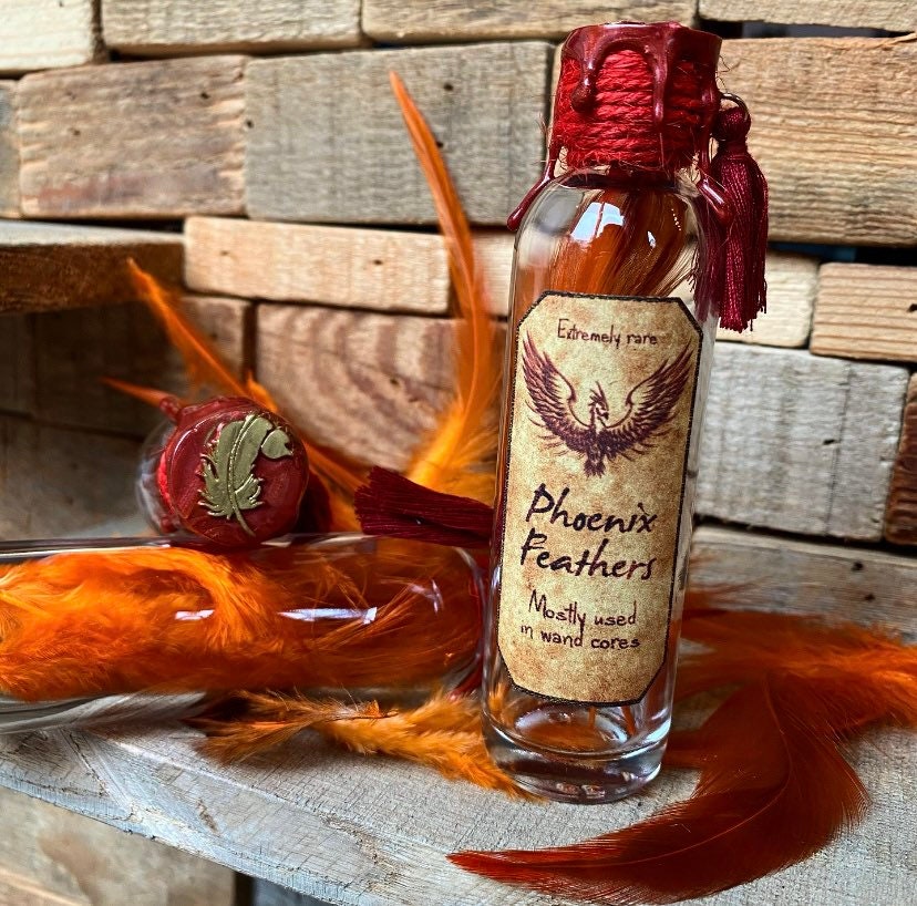 Phoenix Feathers Potion Magical Feather Potion Vial - Etsy