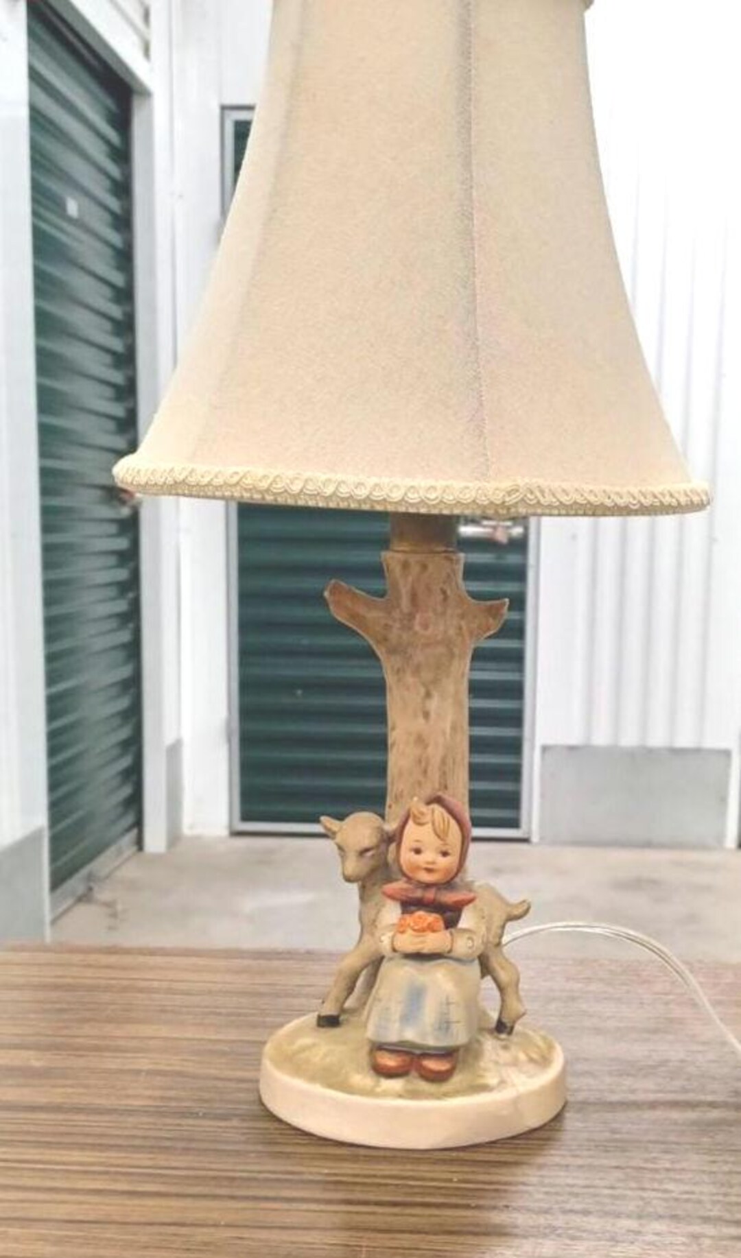 Antique Smaller Hummel Table Lamp With Repair Made - Etsy