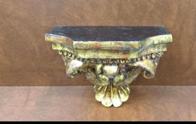 Older Neoclassical Small Display Shelf With Nice Detailing - Etsy
