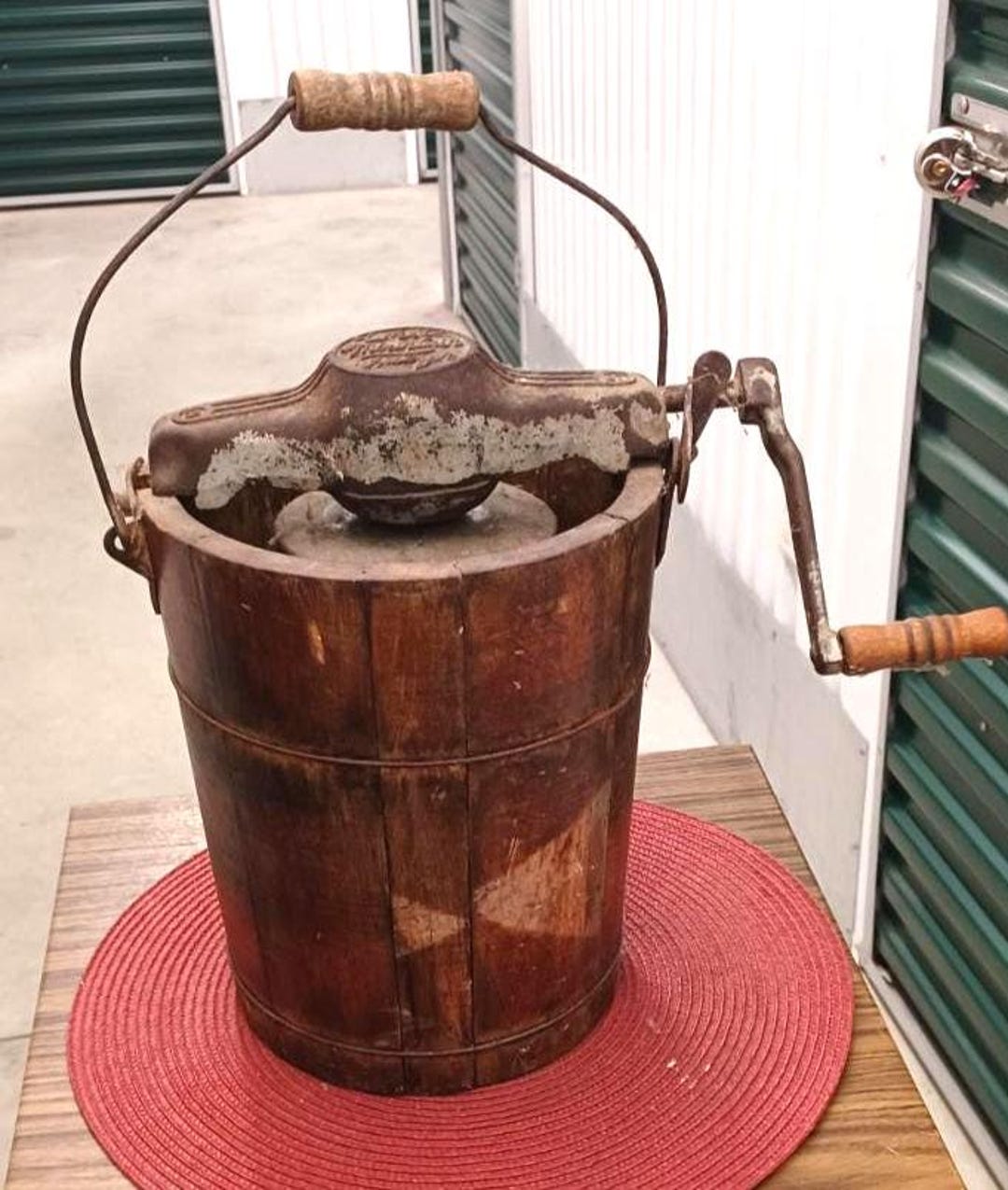 Antique White Mountain Freezer Ice Cream Maker for Display/ Decore - Etsy