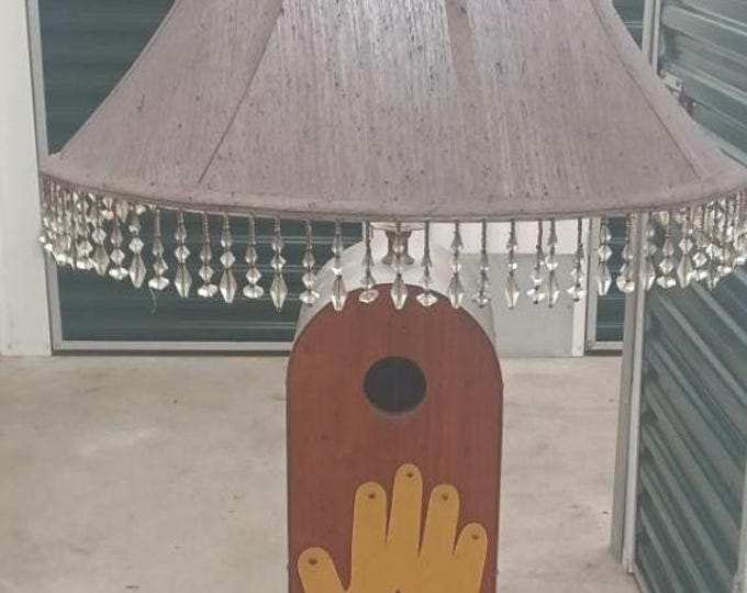 Vintage Poker/ Game Room Themed Table Lamp/ Slight of Hand Lamp - Etsy