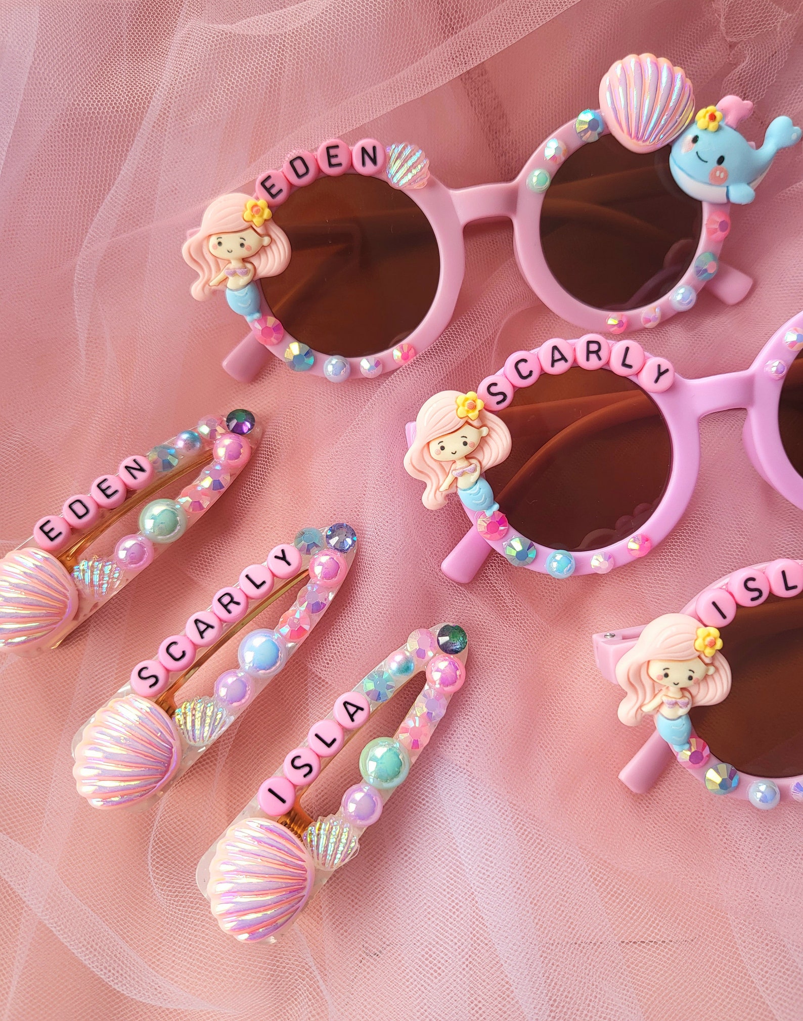 Clam Shell Custom HAIR CLIP Accessories - Etsy