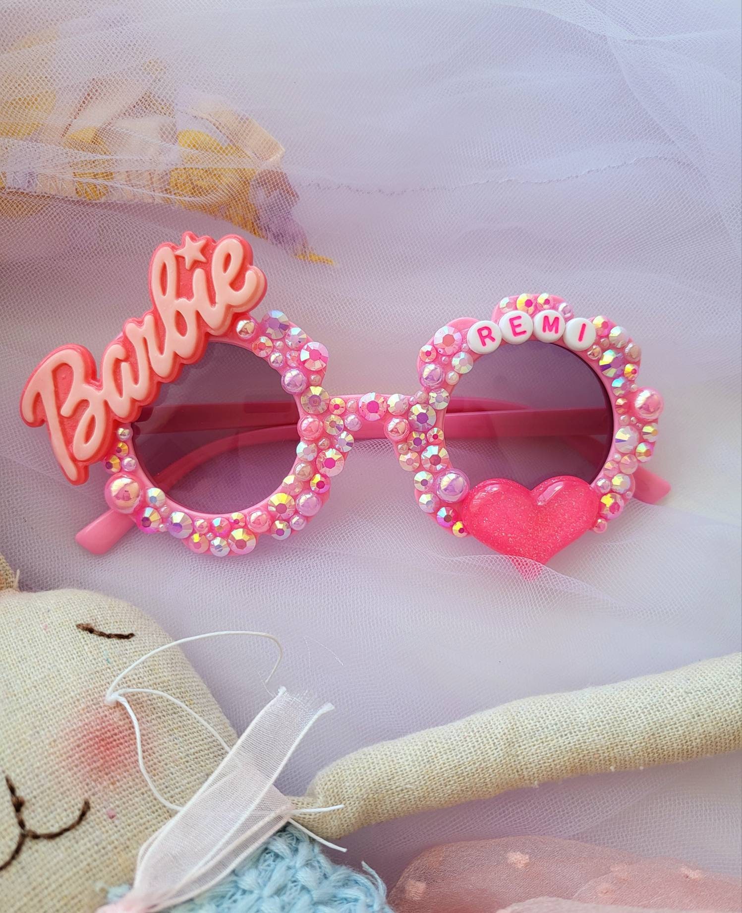 Barbie Bedazzled Custom Sunglasses - Etsy Australia