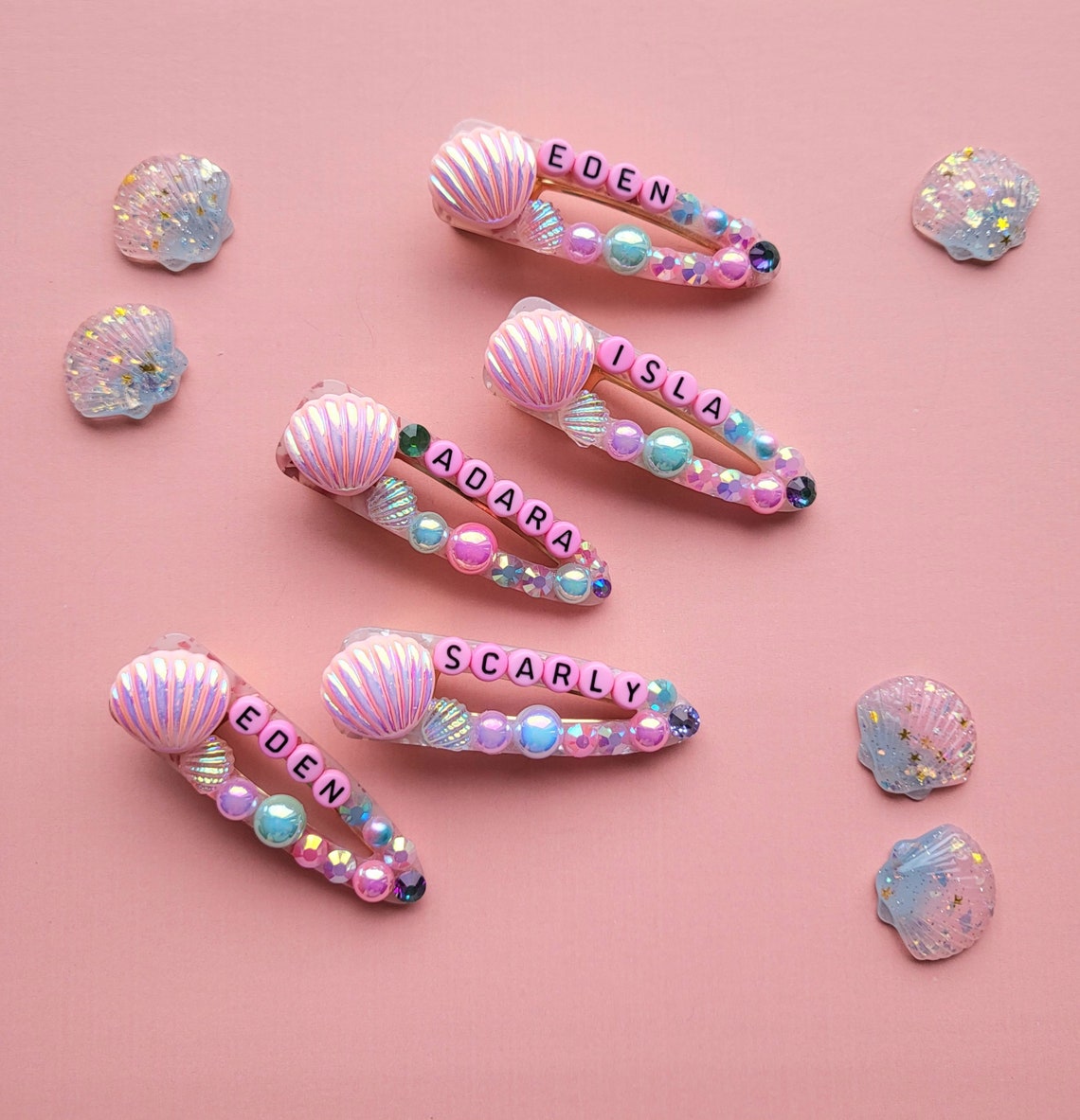 Clam Shell Custom HAIR CLIP Accessories - Etsy