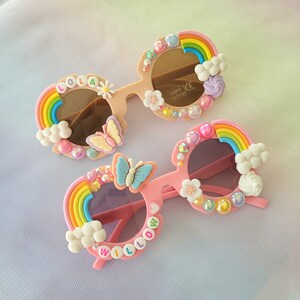 RAINBOW Delight Custom Sunnies | Personalised Sunglasses - Etsy