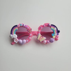 RAINBOW Delight Custom Sunnies | Personalised Sunglasses - Etsy
