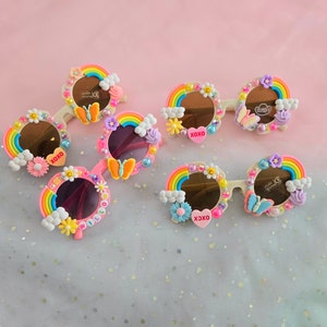 RAINBOW Delight Custom Sunnies | Personalised Sunglasses - Etsy