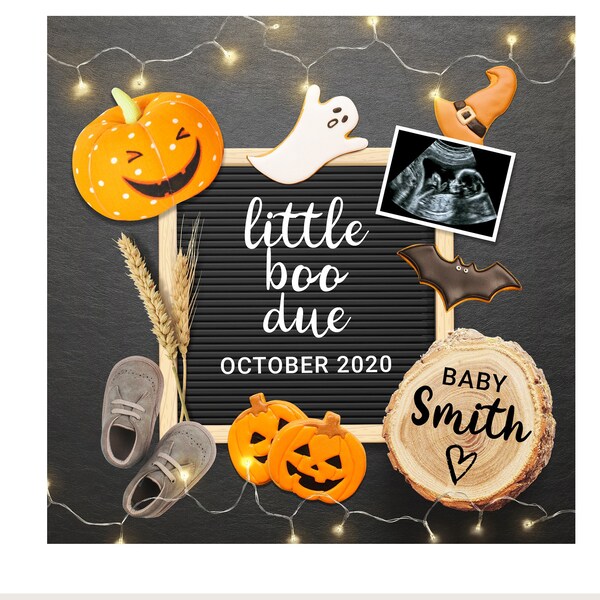 October Baby Announcement - Etsy