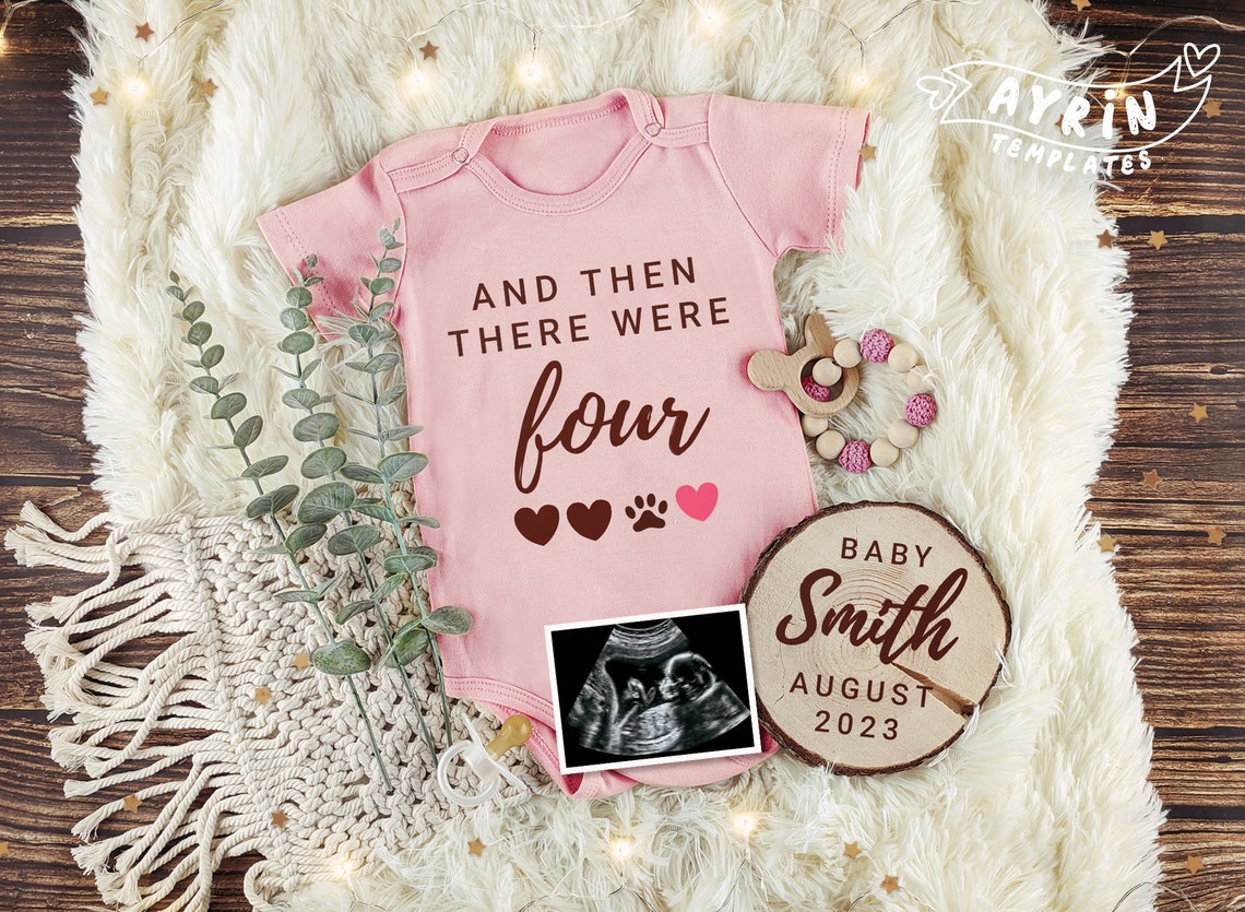 Second Baby Girl Pregnancy Announcement Pet Pregnancy - Etsy