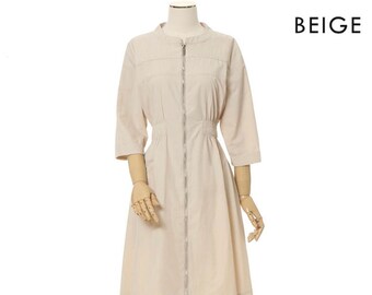 Zip up Front Dress - Etsy