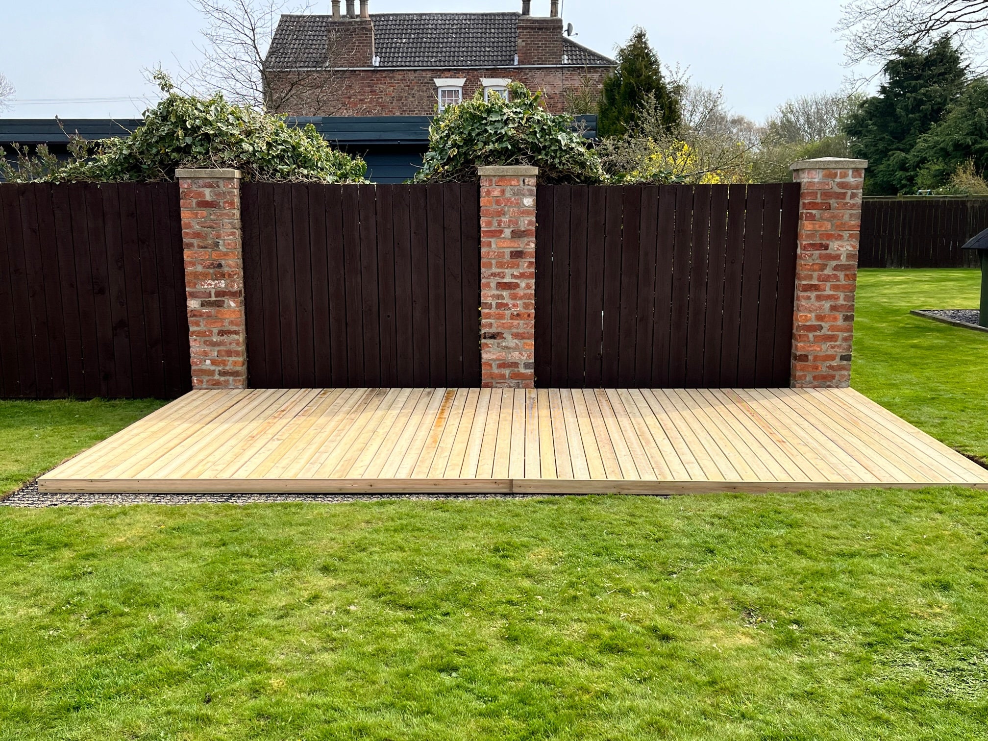 Wooden DIY Garden Decking Kit With Everything Cut to Length - Etsy UK