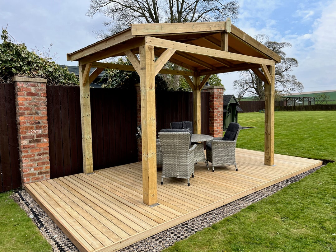 Heavy Duty Timber Shingle Roof Gazebo DIY Kit - Mainland UK Delivery - Etsy
