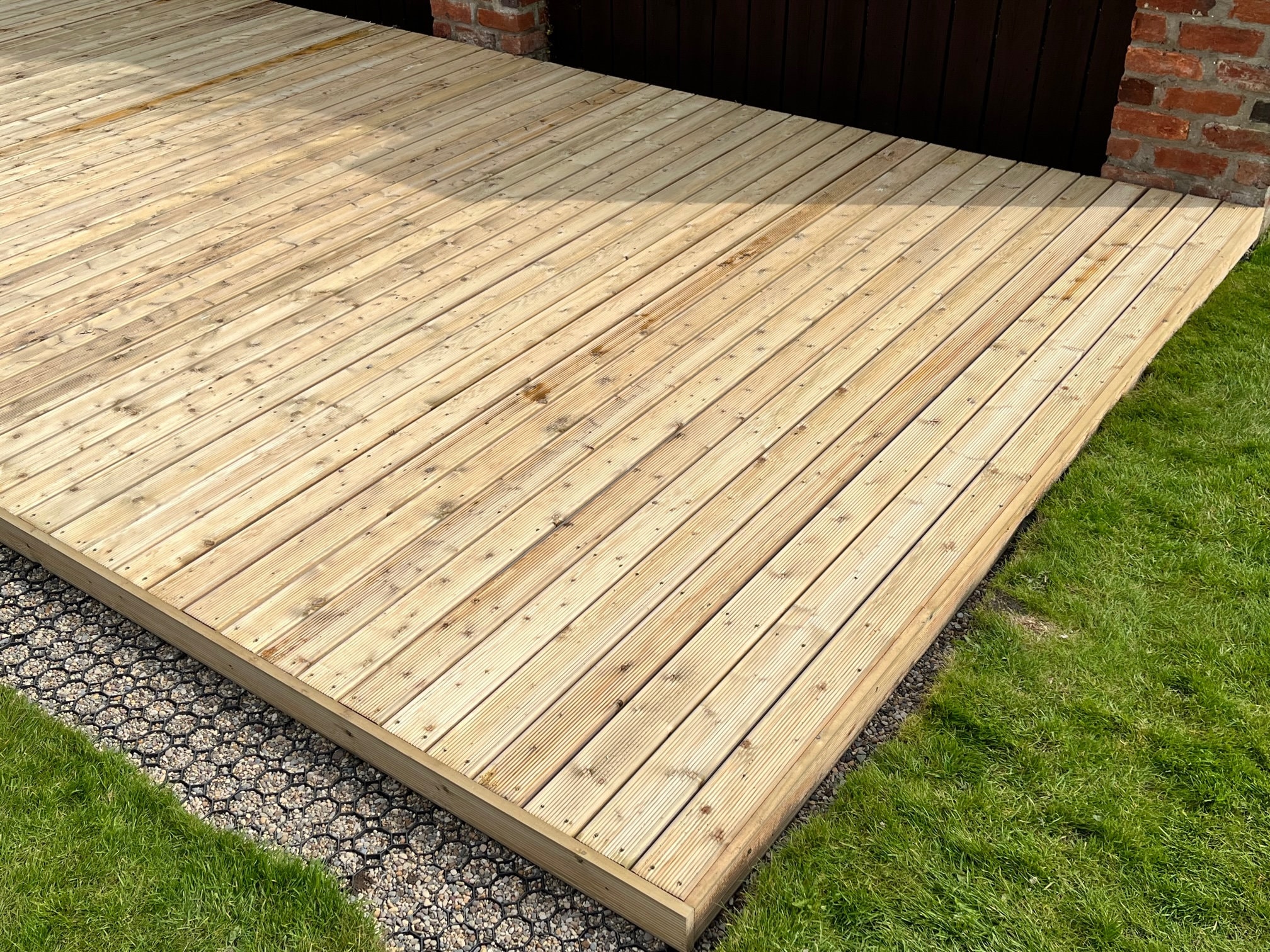 Wooden DIY Garden Decking Kit With Everything Cut to Length - Etsy UK