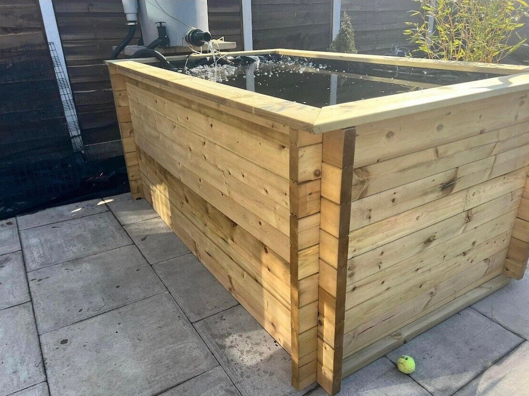 Heavy Duty Tanalised 44mm Garden Pond DIY Kit: 900mm Deep - Etsy