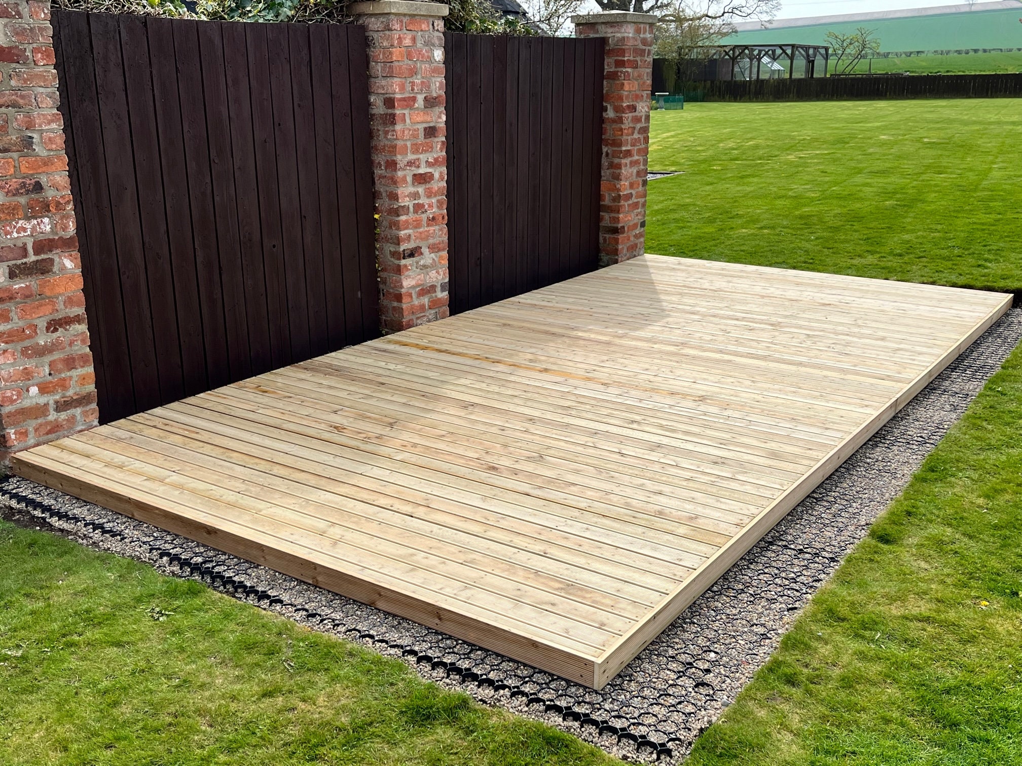 Wooden DIY Garden Decking Kit With Everything Cut to Length - Etsy UK