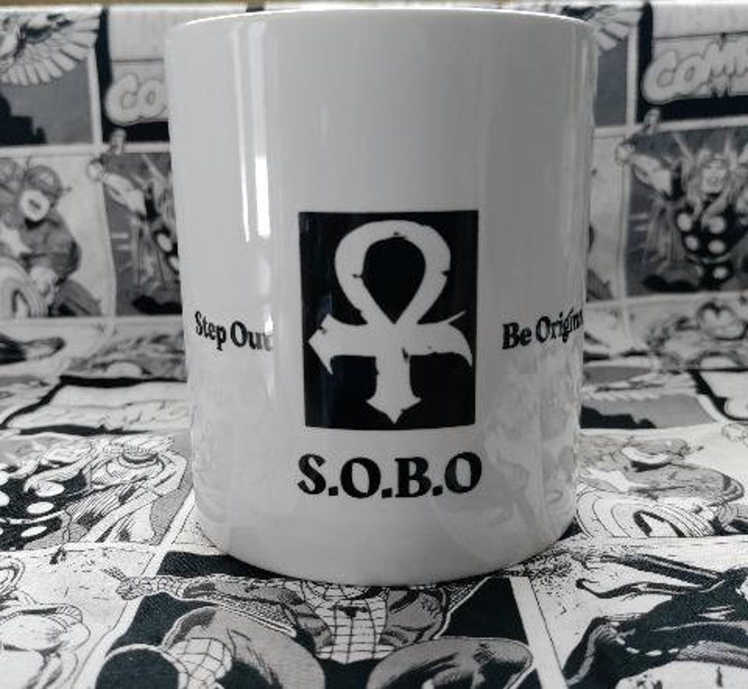 S.O.B.O. Mug With Black Logo - Etsy