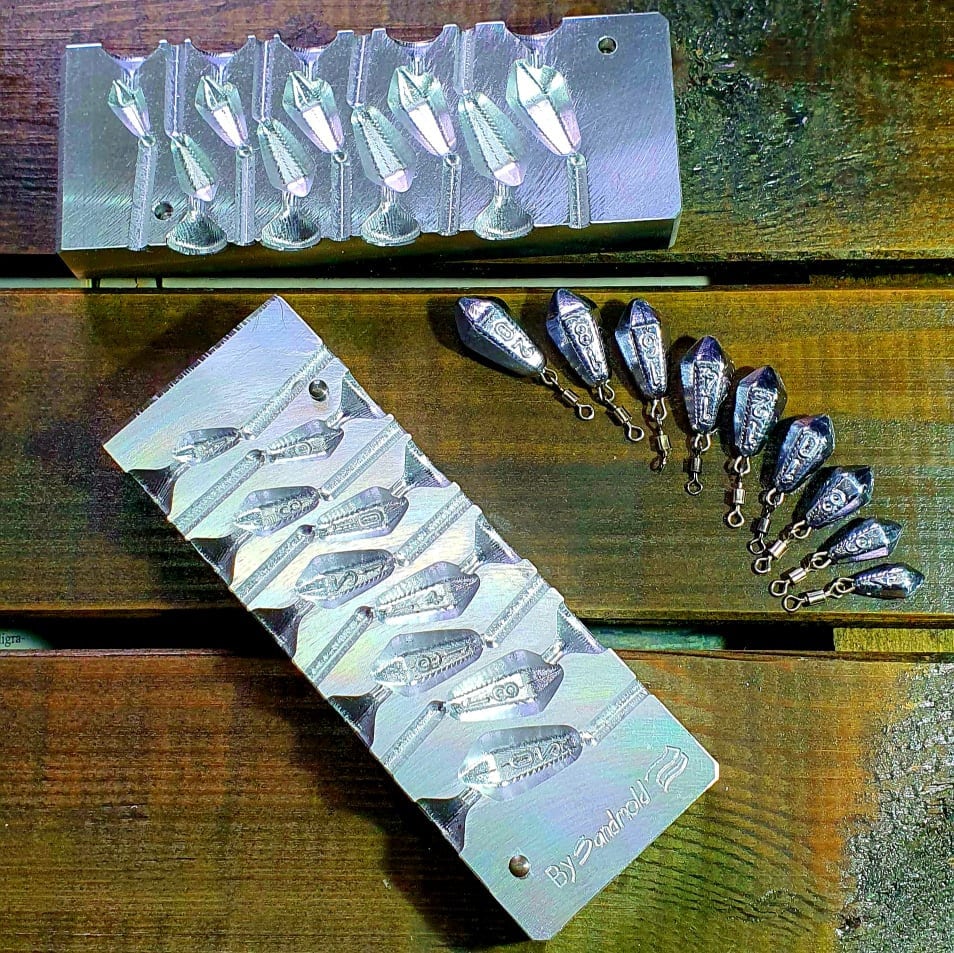 Physalis Fishing Sinkers Molds CNC 4/6/8/10/12/14/16/18/20gr - Etsy