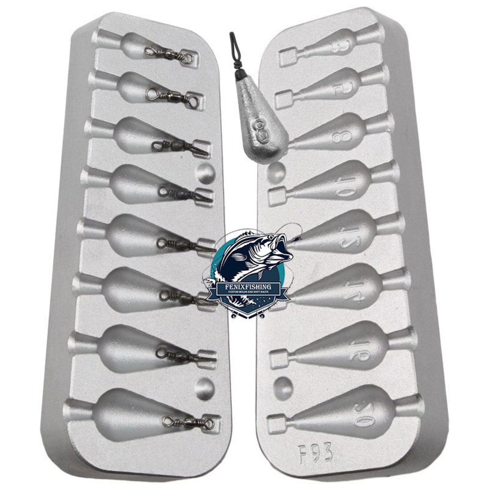 Pear Fishing Lead Mould 3/5/9/10/13/15/18/20gr - Etsy